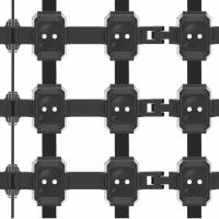 China Ceiling Transparent LED Mesh Screen Media Facade P40 P50 P55 P80 P100 Pixel Dot for sale