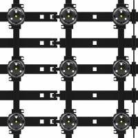China S30 Transparent Led Mesh Screen Curtain Display Wall Building LED Pixel Net Screen for sale