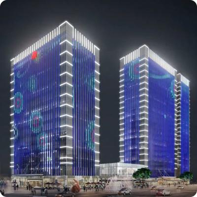 China 5040 point light source Square waterproof building street lighting for sale