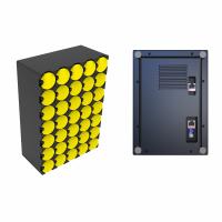 China 5x7 Flip Blade Flip Dot Module 84W Magnetic Column Mounting for sale