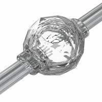 China Led Dmx 3D Crystal Ball DMX 3D Pineapple Ball Lamp Led Stage Lights for sale