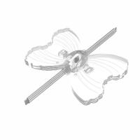 China Pixel 3D Butterfly Lamp for Company Internet Celebrity Hall KTV Bar Decorative for sale