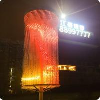 China 3D pineapple lamp Full color waterproof and durable 3D diamond crystal light for sale