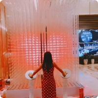 China 35 Big diamond crystal lamp Internet Celebrity Tube Art Museum Lighting for sale
