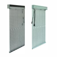 China See Through Outdoor LED Grille Screen Full Color High Bright 6500cd/sqm for sale