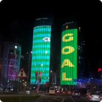 China Landscape RGBW LED Point Light For LED Linear Wall Street Building Lighting CE ROHS FCC Certifie for sale