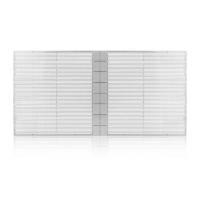 China Box Grille Transparent Film Screen Self Adhesive Advertising LED Grille Display for sale