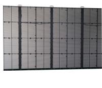 China Outdoor Large Advertising LED Grille Screen Waterproof Transparent for sale