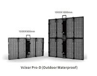 China Outdoor Media LED Grid Screen Transparent Flexible Led Screen P100 P80 P50 P40 for sale