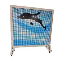 China Magnetic Flip Disk Display Screen 55Inch for Advertising Display Wall for sale