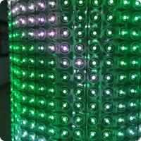 China Transparent T12 Outdoor LED Mesh Screen DC12V Energy Saving Building Exterior for sale
