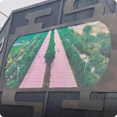 China Building Lighting LED Grid Screen RGB Waterproof Ip67 Transparent for sale