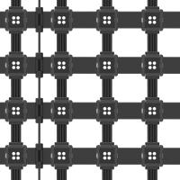 China Outdoor Building Lighting Curtain Wall Mesh Screen DC12V 4LEDS for sale