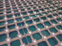 China SPI/DMX Control Mode Transparent LED Mesh Screen Waterproof For Shopping Mall for sale