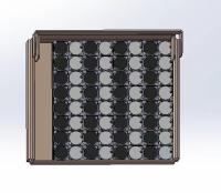 China 50mm Response Time Lcd Flip Dot Display For Video Wall Digital Clock for sale