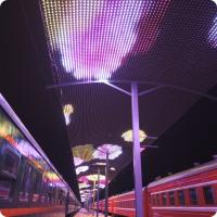China SPI/DMX Control Mode Transparent LED Mesh Screen Waterproof For Shopping Mall for sale