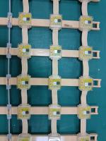 China Outdoor Advertising LED Grid Screen PVC Material Customized Pixel Pitch for sale