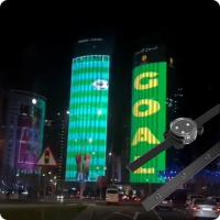 China Landscape Led Point Lights DV12V for High Theme Decorative Building for sale