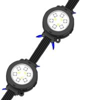 China RGB LED Pixel Light P35 P45 P60 with DMX512 Controller for sale