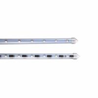 China DC 12-24V Voltage SPI Falling Vertical Tube Led Lighting with 3D corrugated pipe for sale