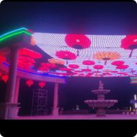 China 10mm Pixel Pitch Indoor LED Grid Screen T20 P40 Dual Lights RGB DMX512 for sale
