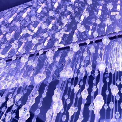 China 3D diamond shaped diamond lamp Tri-Color Waterproof LED Decorative Lights for sale