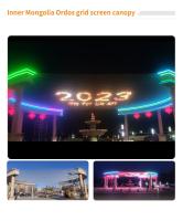 China IP67 LED Pixel Screen 20mm Pixel Pitch for Large Area Media Facade Lighting for sale