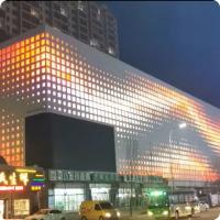 China Outdoor RGB LED Mesh Screen Waterproof Ip65 For Large Advertising Display for sale