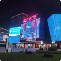 China Full Color LED Point Light 3x16bit Resolution IP67 Led Mesh 4leds Lighting for sale