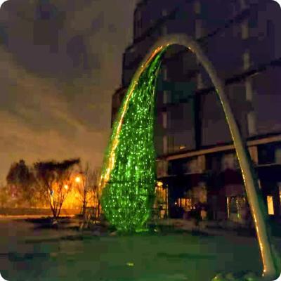 China Outdoor RGB LED Mesh Screen Waterproof full-color LED pixel screen for sale
