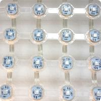 China Media Facade Rgb Led Mesh Screen Foldable Intelligent Interactive Light Display for sale