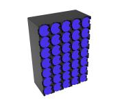 China Dmx Digital Flip Disc Display Logo Screen for Wall Advertising for sale
