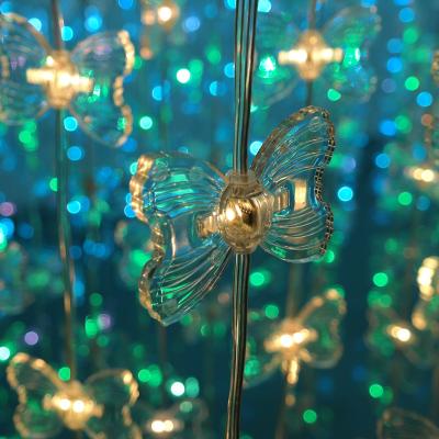 China 10.8lm/W Luminous 3D Pixel Led Butterfly Lights For Shopping Mall Decoration for sale