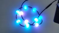 China DMX SPI RGB Waterproof 3D Pixel Led Christmas Ball Crystal Color For Table for sale