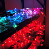 China 360 DMX RGB Pineapple LED Pixel Light Mesh Chain Colorful Addressable 0.72W for sale