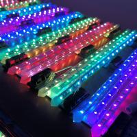 China IP68 3D Meteor Tube 1m 0.5m LED Christmas Lights for Park Decoration 3D bellows for sale