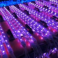 China IP68 3D Meteor Tube 1m 0.5m LED Christmas Lights for Park Decoration 3D bellows for sale