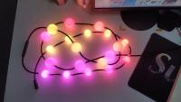 China Tri Color Led Pixel Ball Light For Outdoor Christmas Party Decoration for sale