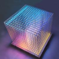 China 3D Light Cube GLF4096 for Shopping Mall Window Display 3D exhibition box for sale