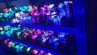 China Crystal 3D Pixel LED 3535 Pendant Light For Living Room Decoration for sale
