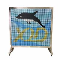 China Stage Rental Flip Dot Module For High Speed Rail Creative Advertising Flip Wall for sale