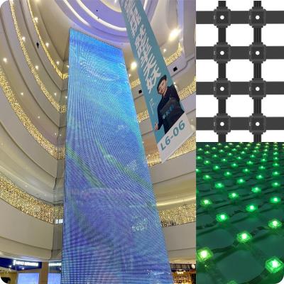 China DC12V LED Pixel Screen RGB Grid Screen For Landscape Bridge for sale