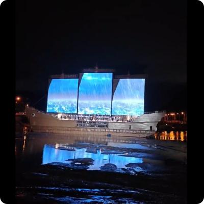 China IP67 LED Pixel Screen 20mm Pixel Pitch for Large Area Media Facade Lighting for sale