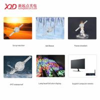 China 3D Pixel LED Light 360 ° Full Color Waterproof 3535 LED Beads 3D Crystal Lamp for sale