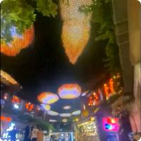China Waterproof LED Grid Screen For Building Body , Street Square Building Lighting Grid Screen for sale