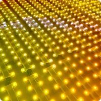 China Outdoor waterproof full-color LED grid screen flexible street building bridge landscape display grid screen for sale