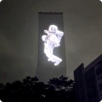 China LED drone mounted magic carpet screen Stage banner advertising display LED screen for sale