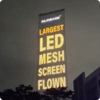 China LED drone mounted magic carpet screen Stage banner advertising display LED screen for sale