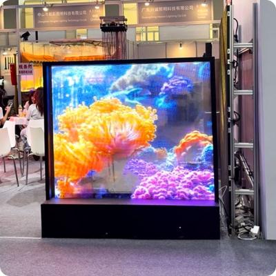 China led crystal film screen transparent screen film screen holographic waterproof high-definition transparent screen crystal film screen for sale