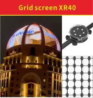 China LED point light  outdoor lighting monochrome full-color PC waterproof exterior wall decoration LED Pixel Net Screen for sale